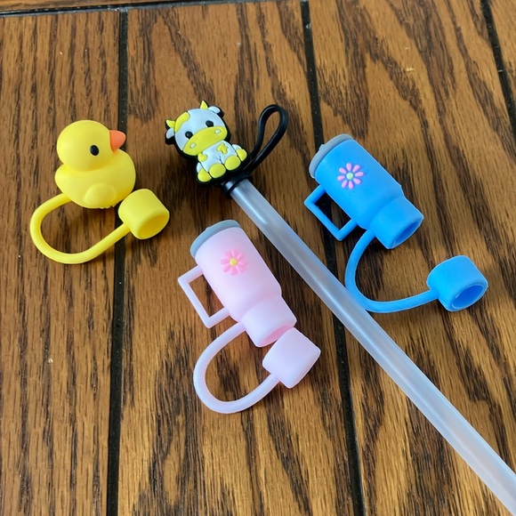 Accessories | Straw Covers Brand New 4 Pack Straw Included | Poshmark